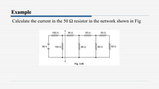 2. DC Network Theorem.pptx. Electrical E | PPTX