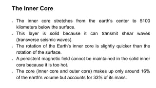 2.2. internal layers.pptx, like crust, mantle and core | PPTX