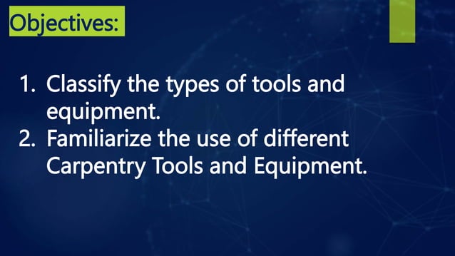 Classification-of-Tools- IN CARPENTRY 11 | PPTX