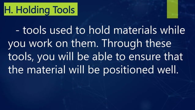 Classification-of-Tools- IN CARPENTRY 11 | PPTX