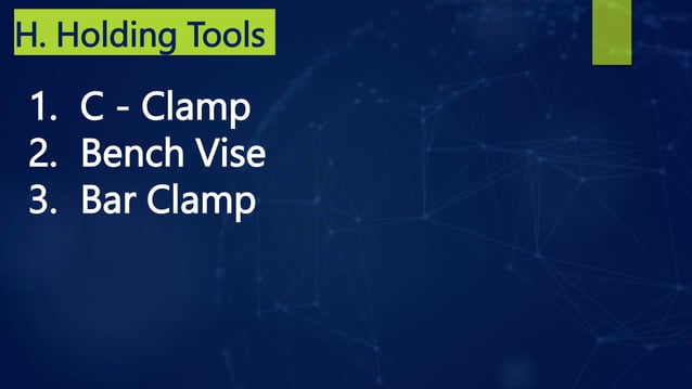 Classification-of-Tools- IN CARPENTRY 11 | PPTX