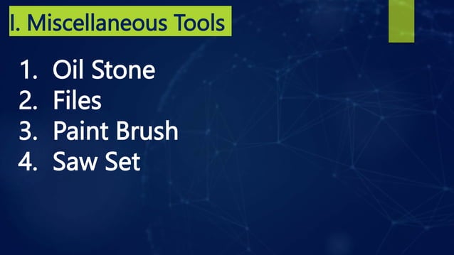 Classification-of-Tools- IN CARPENTRY 11 | PPTX