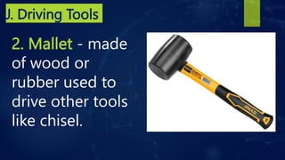 Classification-of-Tools- IN CARPENTRY 11 | PPTX