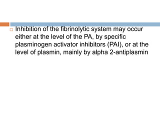 Coagulation, in diagnostic hematology PPTX | PPTX | Blood Disorders ...