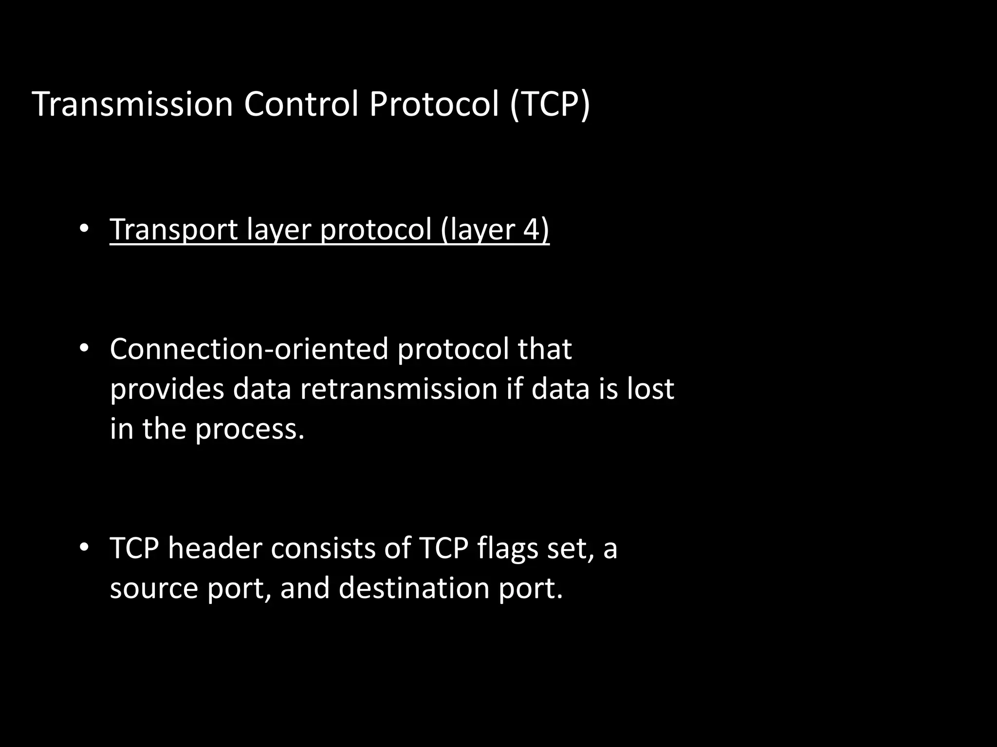 Tcp Headers Information For Network Engineers Pptx Computer