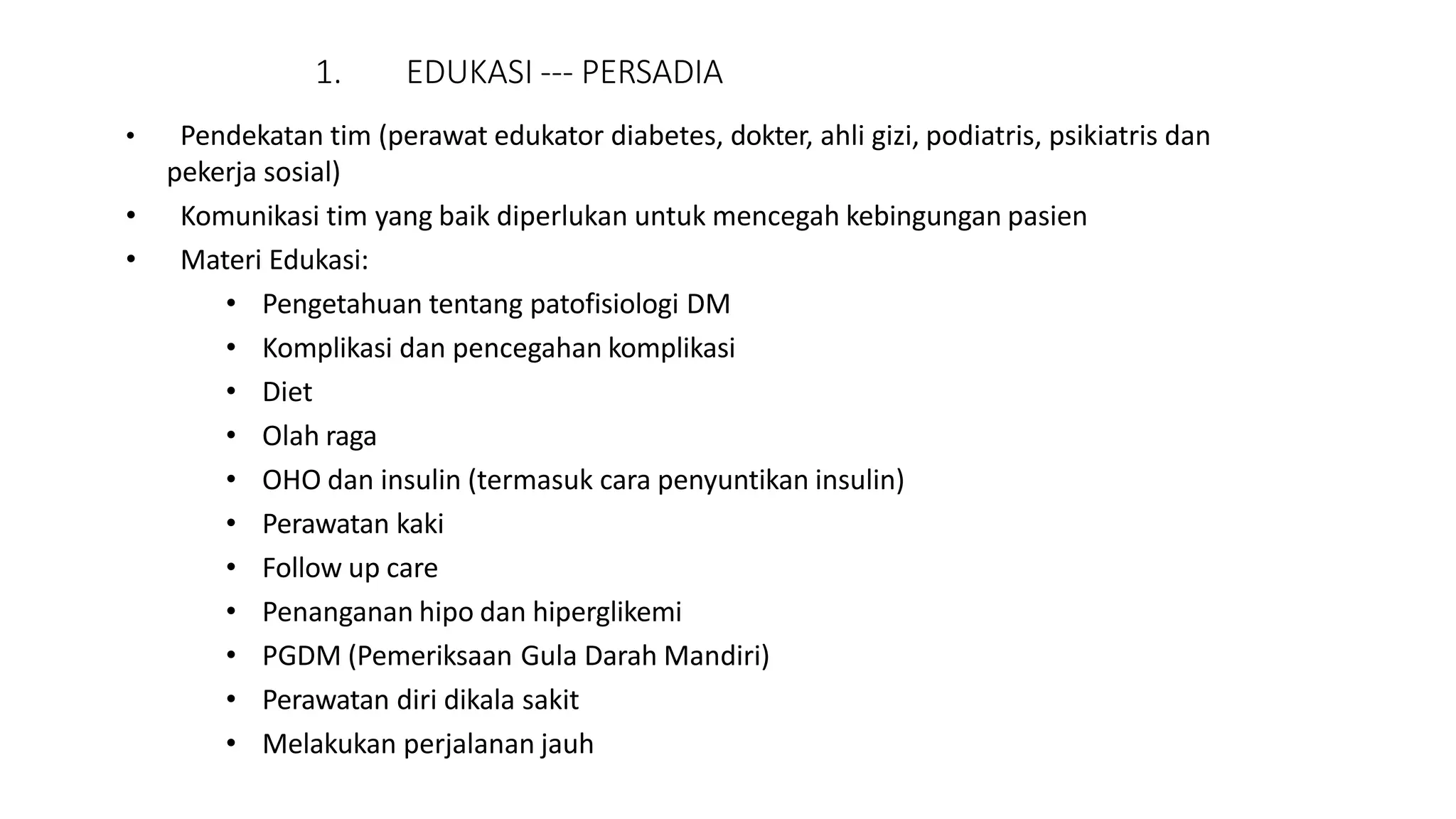 Tatalaksana Terapi Diabetes Mellitus (farmasi klinis) | PPTX
