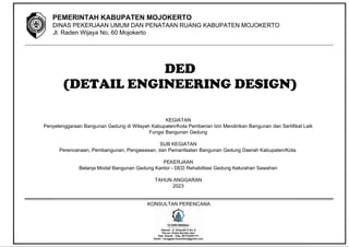 Gambar Kerja Lengkap DED KELURAHAN SAWAHAN 2024 | PDF