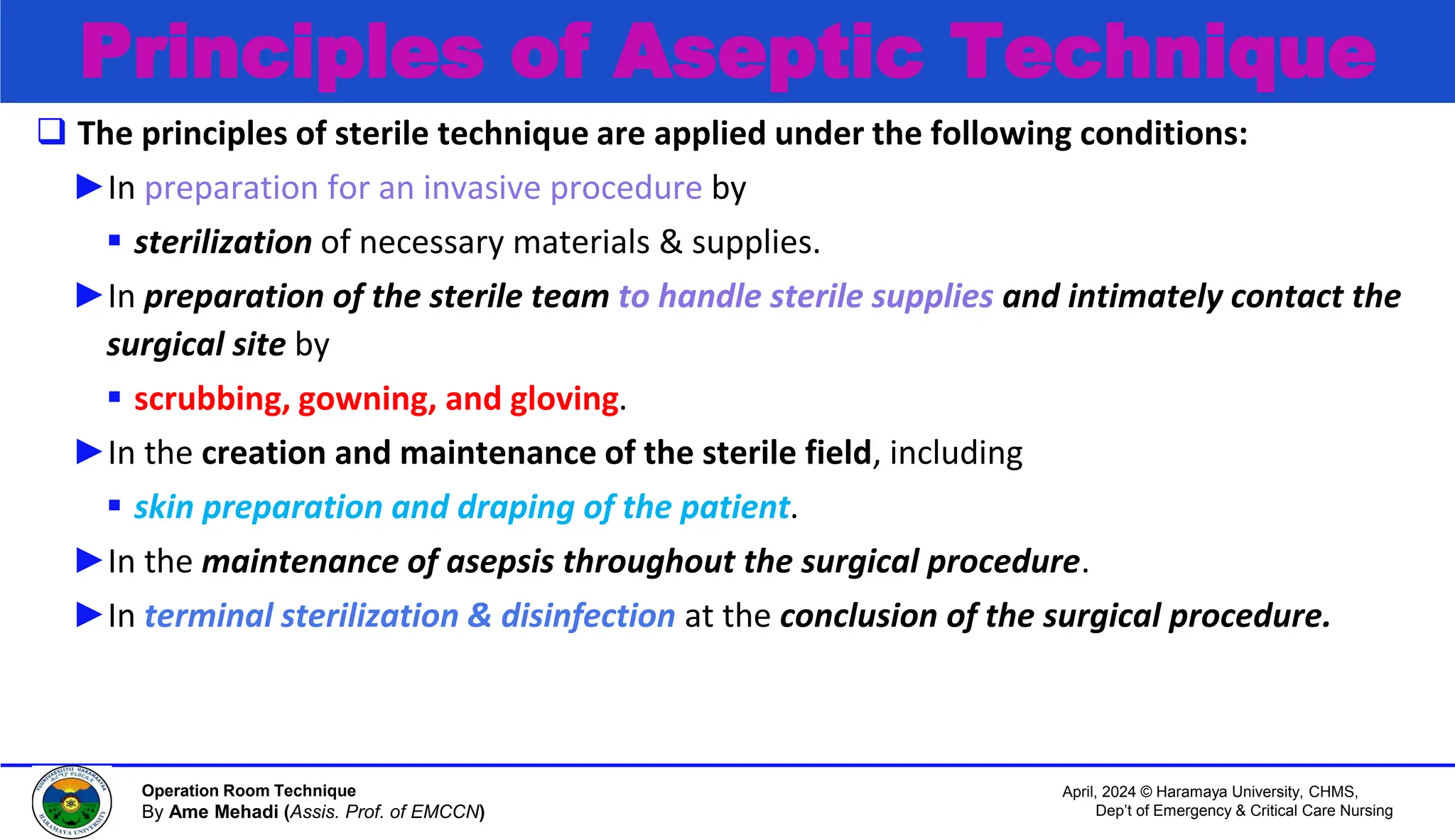 2. Principles of Surgical Assepsis and Aseptic Techniques.pdf