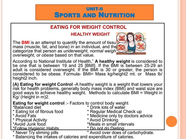2.UNIT-II-XII physical activity and education | PPTX | Healthy Cooking ...