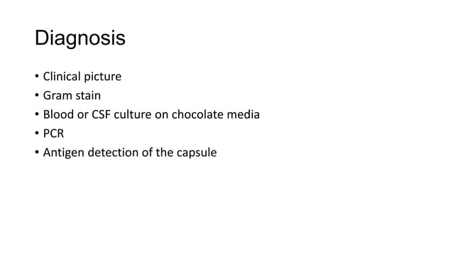 2. Hemophilus influenza - pathogenesis, diagnosis and treatment | PPT