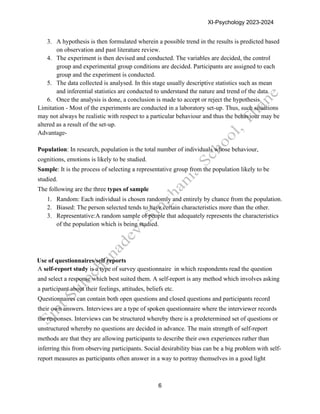 2. Methods of psychology, for high school | PDF