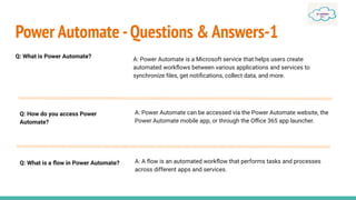 Microsoft Power Automate Questions and Answers | PDF
