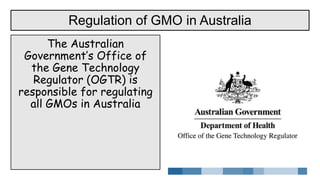 Transgenic organism/Genetically modified organism | PPTX