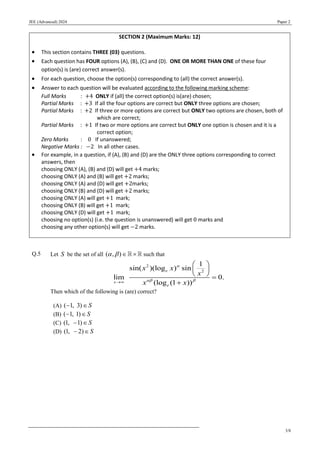 JEE1_This_section_contains_FOUR_ questions | PDF