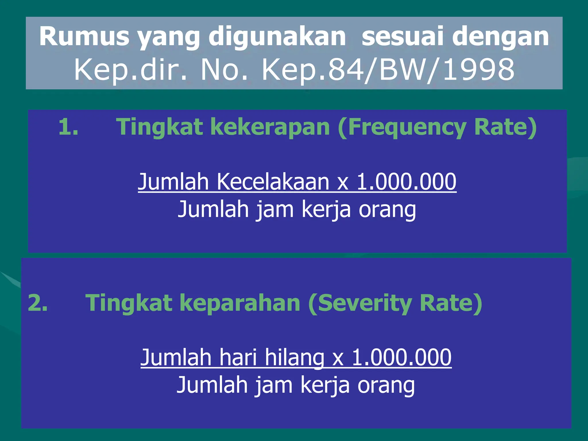 Materi Analisa Kecelakaan Kerja di tempat kerja | PPTX