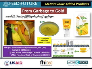 Introduction to Mango Value Added Products Myanmar.pptx