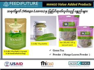 Introduction to Mango Value Added Products Myanmar.pptx