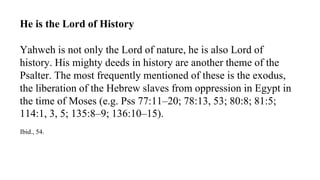 2. The Book of Psalms: Recognition of the kingship and sovereignty of ...
