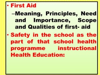 2. SEMESTER IV UNIT II NOTES FOR YOGA FIRST AID.pptx