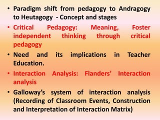 2. SEMESTER II PEDAGOGY OF MATHEMATICS Unit I Flanders.pptx