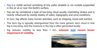 2. Condesation, condensation nuclei, clouds | PPTX