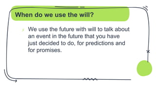 Future simple presentation for english learners | PPTX