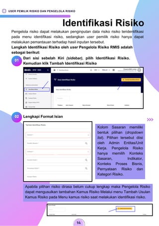 2. User Manual RMIS - Pemilik & Pengelola Risiko.pdf