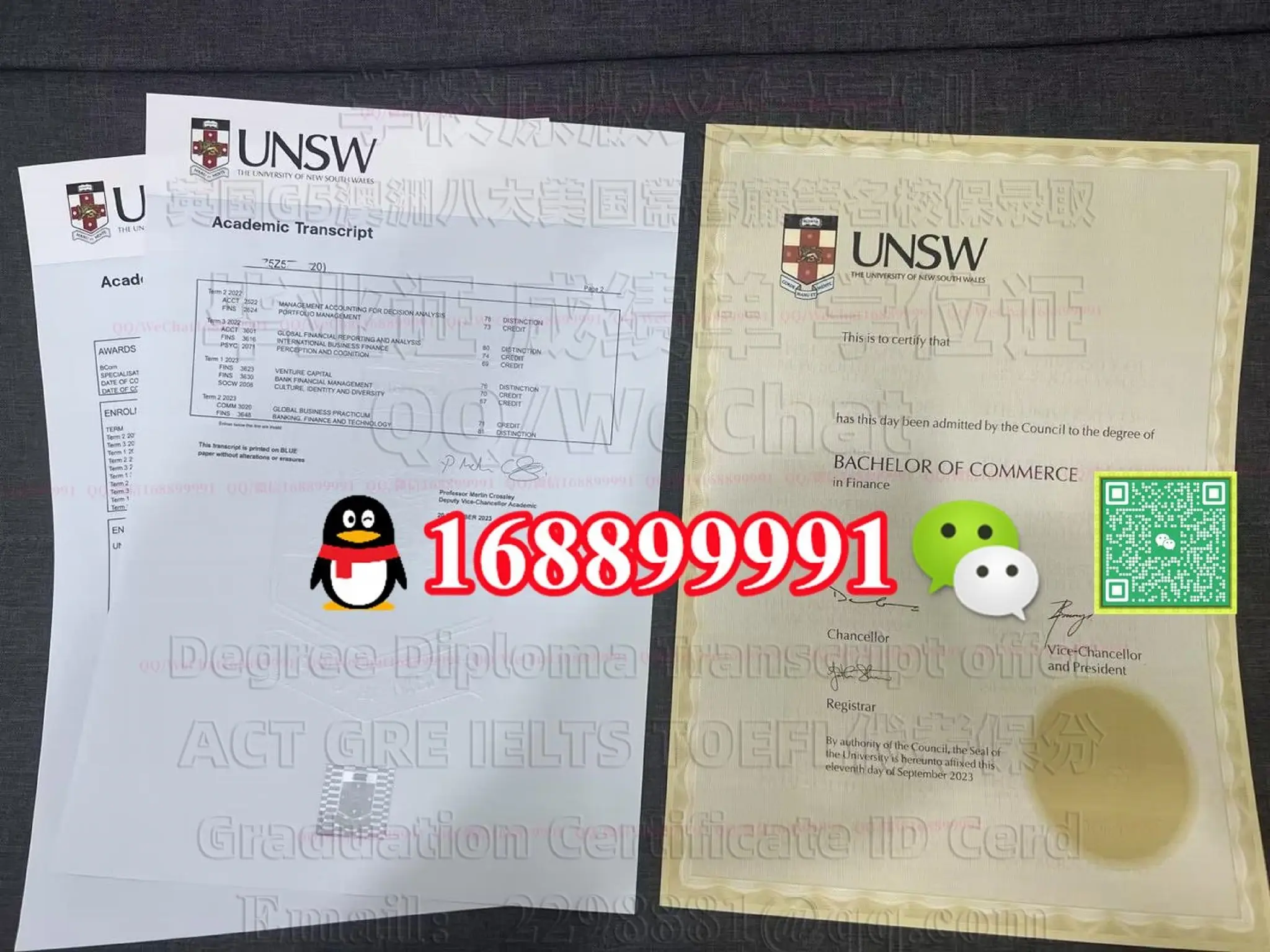 University of New South Wales degree offer diploma Transcript | PPT