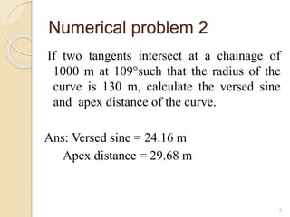 Module-1 Simple Circular Curveand it's propertiesPPT. X | PPTX
