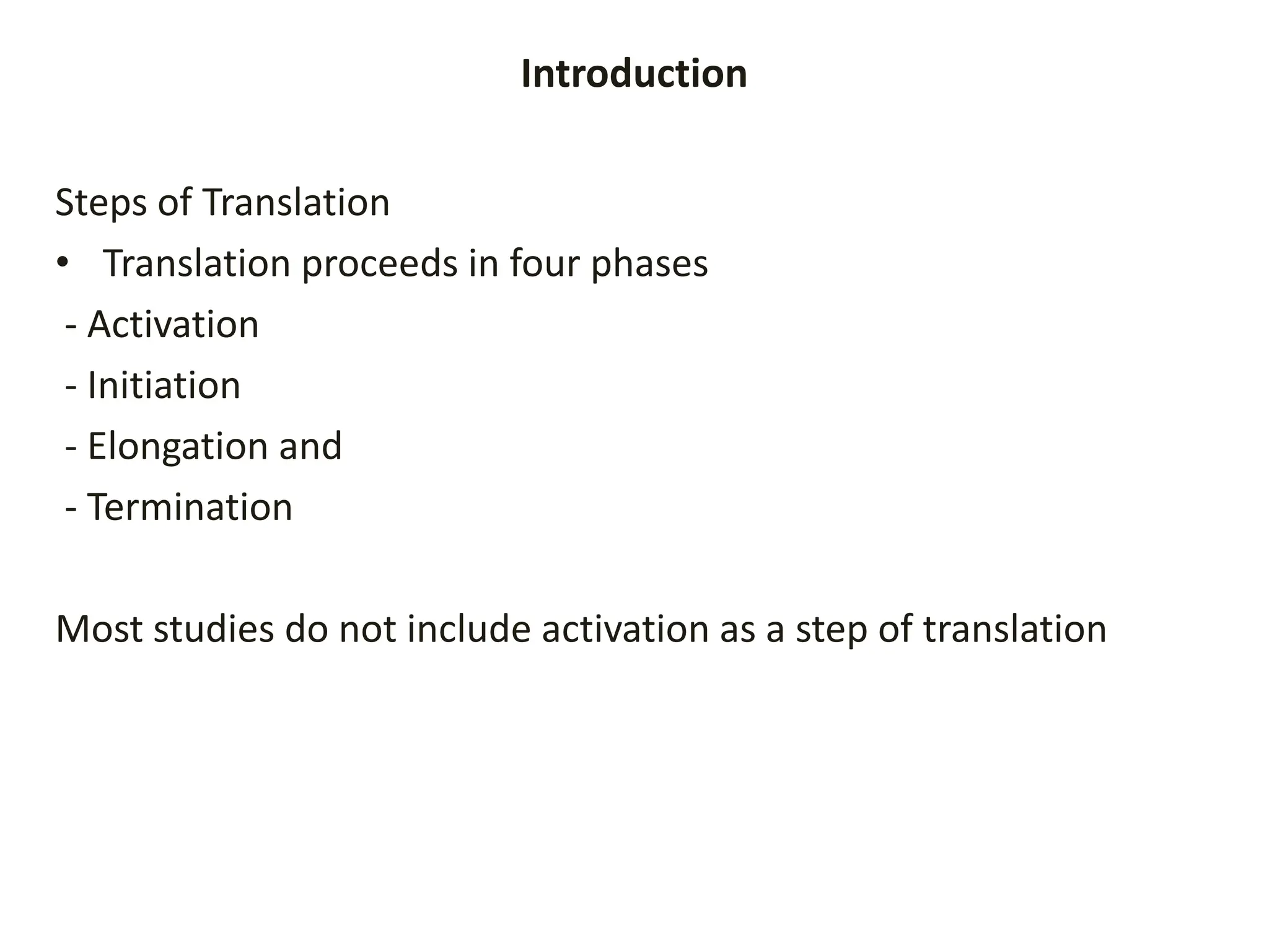 2. Mechanism of translation- activation and initiation.pptx