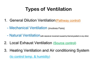 Tipe ataupun jenis ventilasi dalam industri | PDF