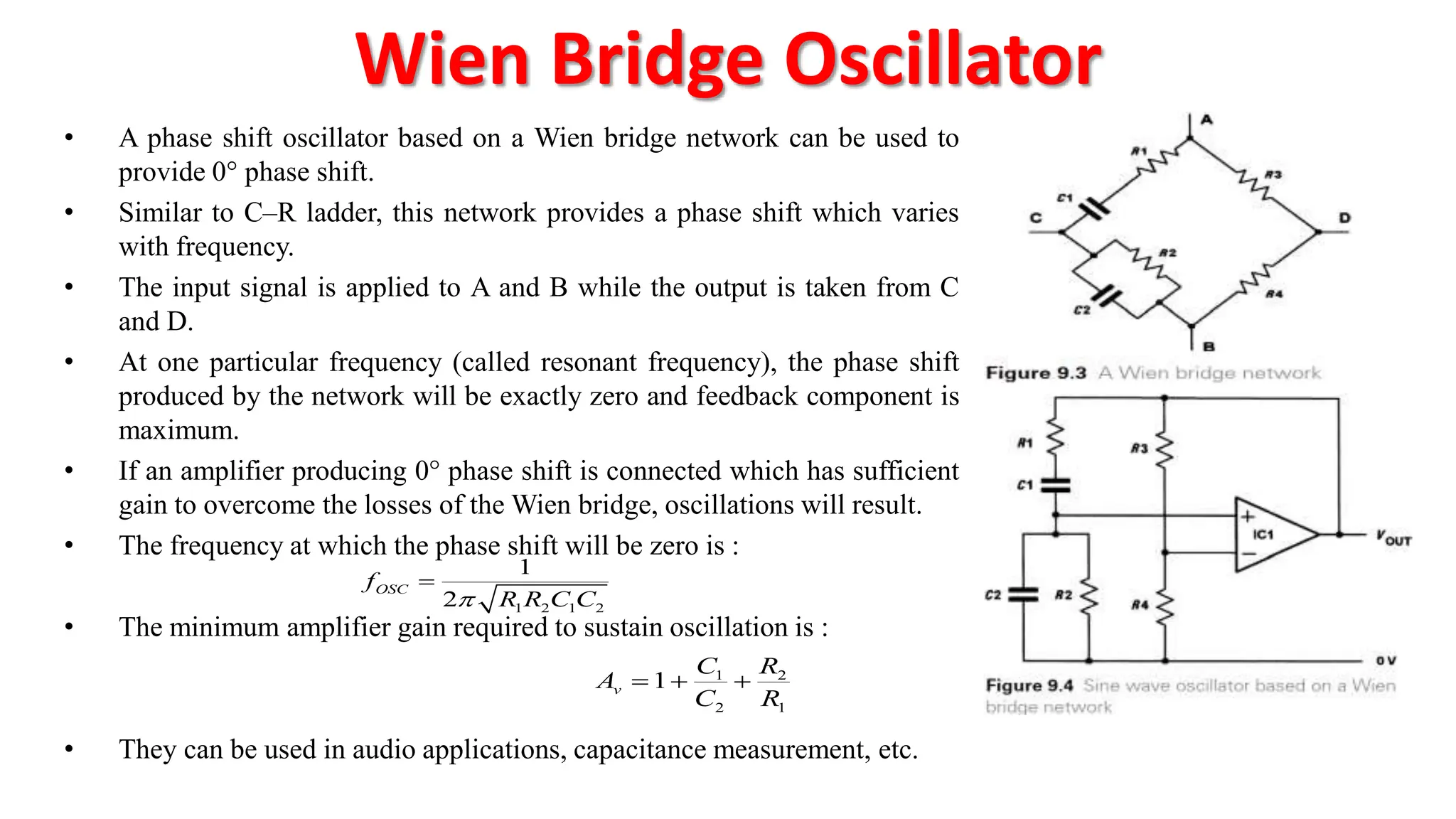 Operational amplifiers and oscillators notes | PPTX