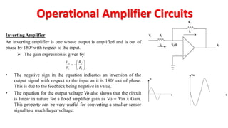 Operational amplifiers and oscillators notes | PPTX