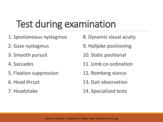 2. Vertigo Diagnosis Management_Short version.pptx