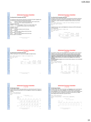 Statistical Analysis Using SAS Package Program | PDF