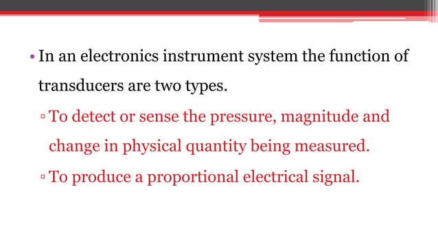 2. Transducers and its types .ppt | Physics | Science