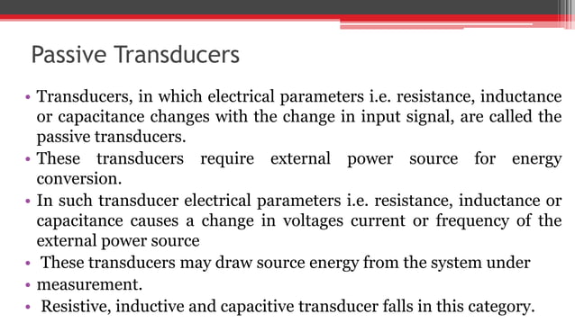 2. Transducers and its types .ppt | Physics | Science