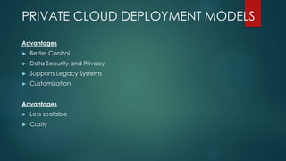 CLOUD DEPLOYMENT MODELS IN CLOUD COMPUTING | PDF