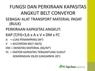 Pemeliharaan Praktis Belt Conveyor_td.ppt