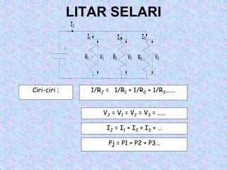ANALISIS LITAR ELKTRIK-HUKUM OHM & HUKUM KIRCHOFF | PPTX