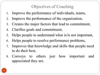 2. Coaching and Mentoring training material | PPTX | Career Advice ...