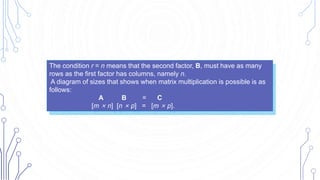 2. Introduction to Matrices, Matrix Multiplication, Laws of ...