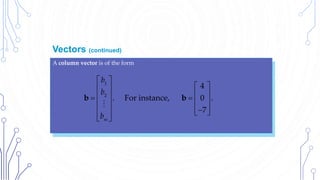 2. Introduction to Matrices, Matrix Multiplication, Laws of ...