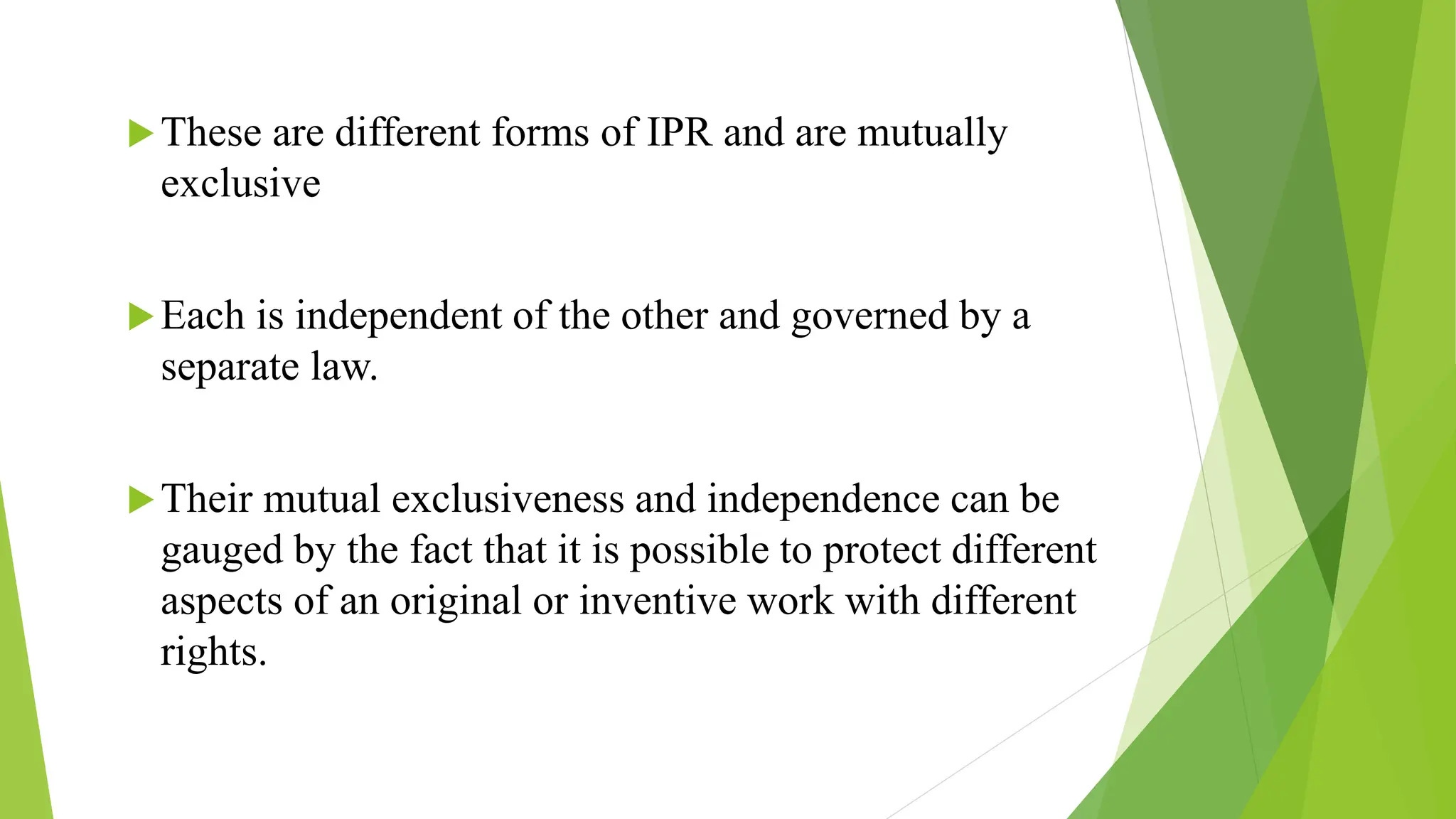 2. Classification of Intellectual property rights.pptx