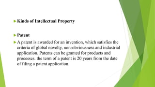 2. Classification of Intellectual property rights.pptx