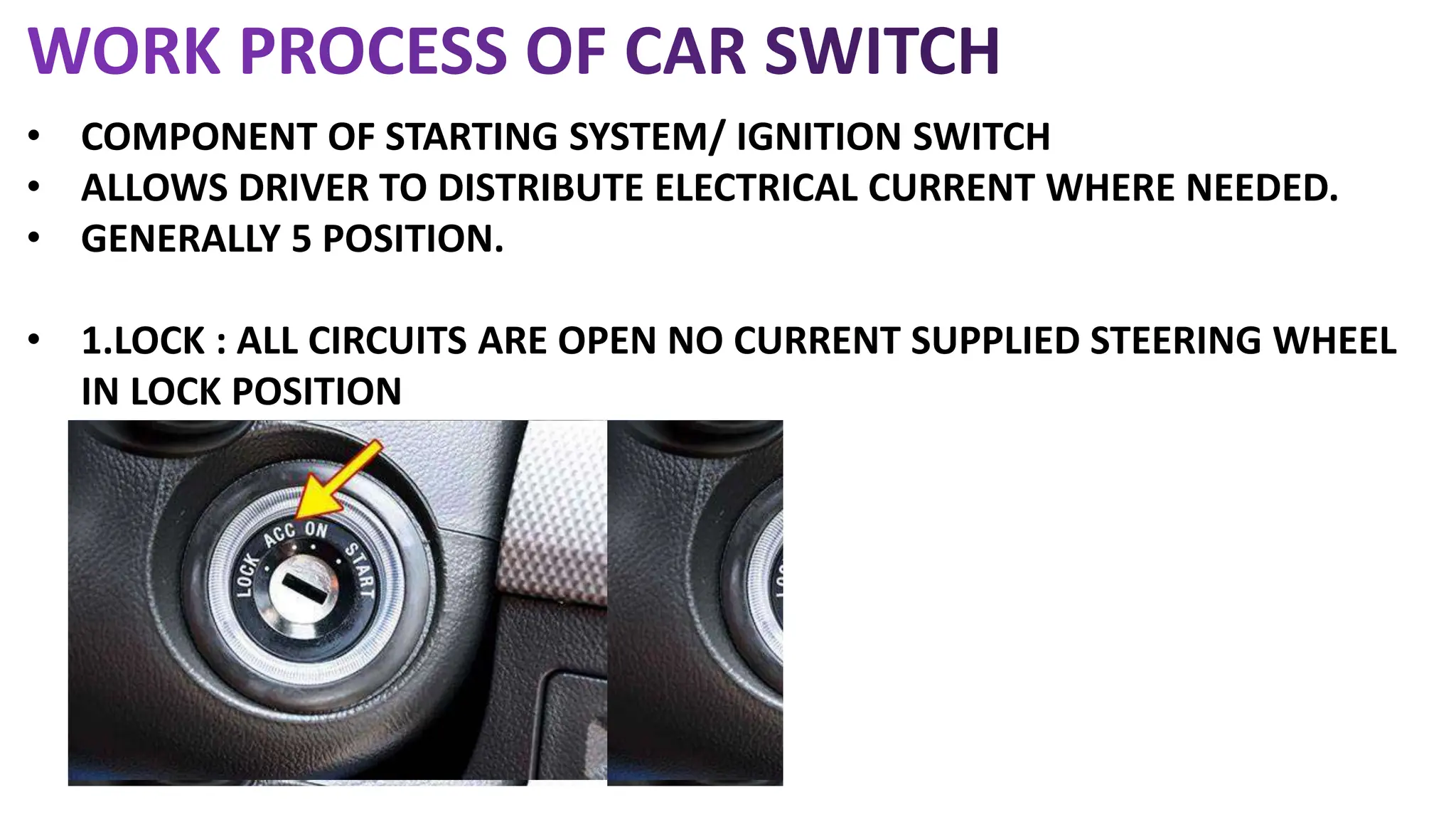 CAR SWITCH WORKING PRINCIPLE, APPLICATION, CONSTRUCTION, WIRING ...
