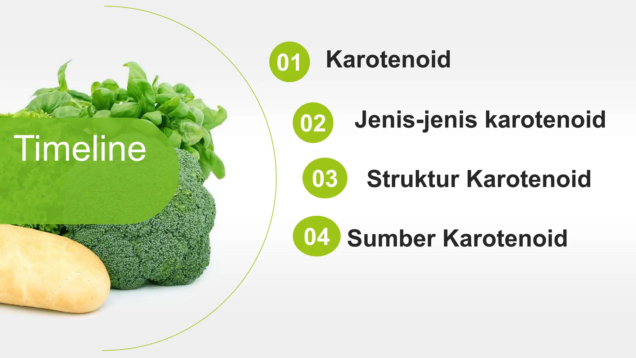 Karotenoid adalah salah satu bahan biaktif yang terdapat pada pangan | PPTX