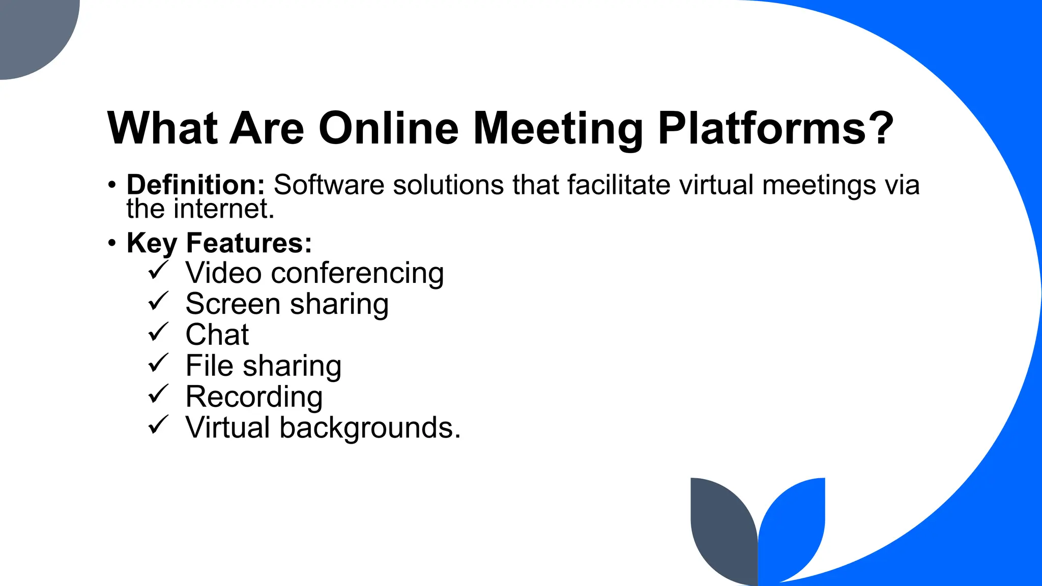 Online Meeting Platforms Like Zoom and Google Meet.pptx