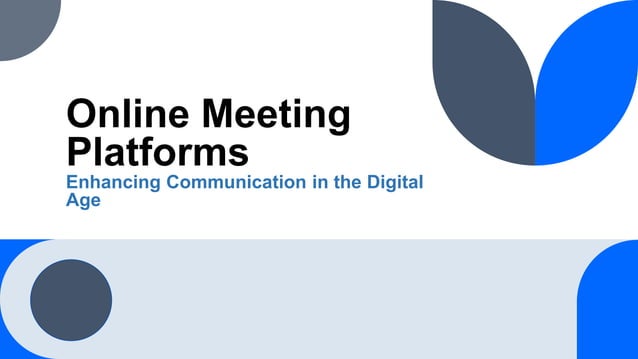 Online Meeting Platforms Like Zoom and Google Meet.pptx