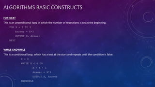 Algorithms, Structure Charts, Corrective and adaptive.ppsx